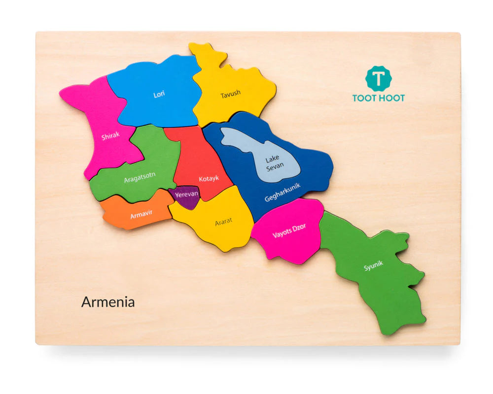 Armenian Map Puzzle – La Perla Home